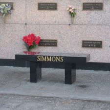 Memorial and Cremation Benches | FloridaMonument.com